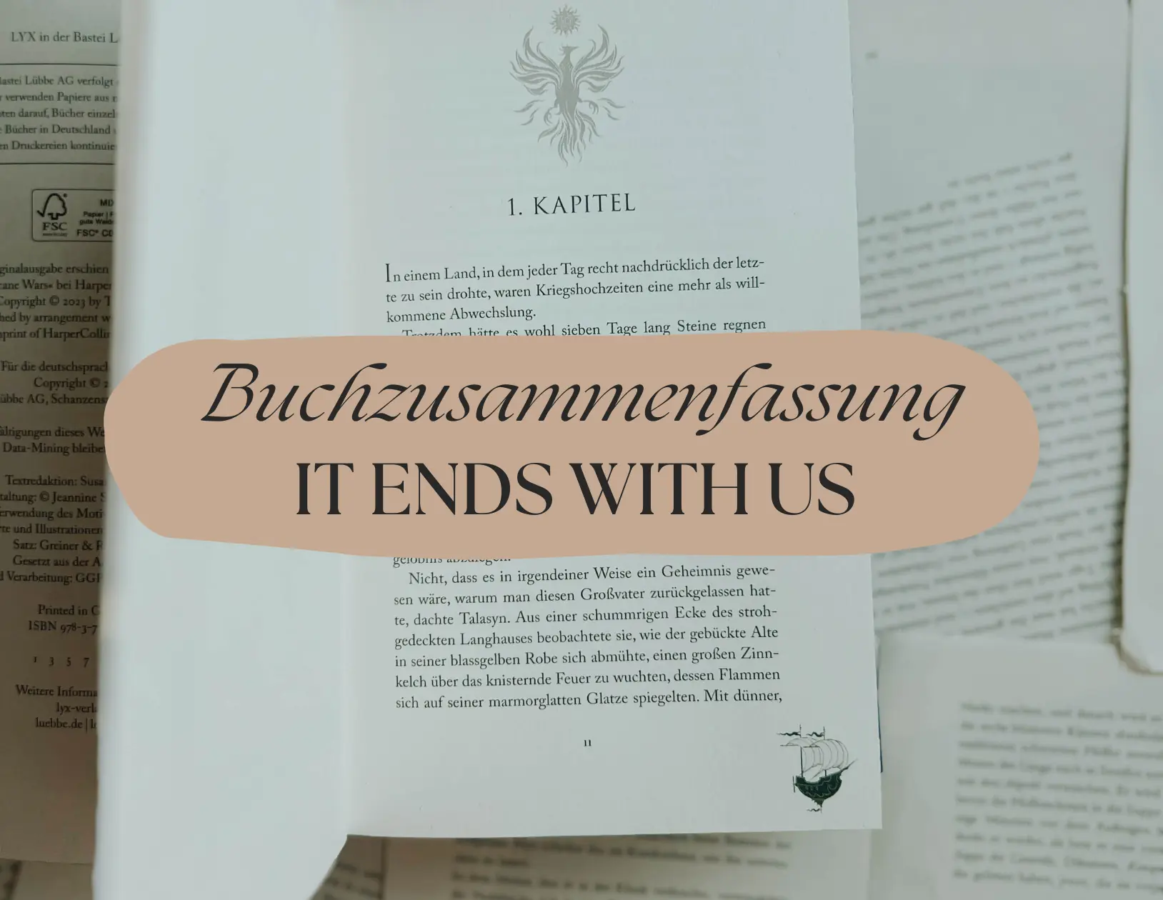 Zusammenfassung & Inhalt: It Ends Wit Us von Colleen Hoover • Buchtrunken